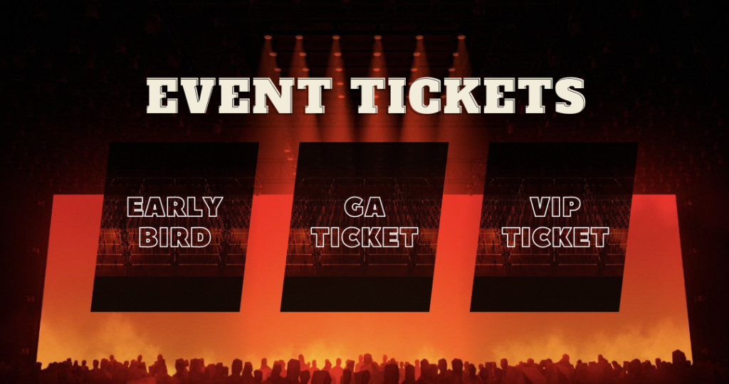 Phân biệt hạng vé Early Bird, GA và VIP trong các sự kiện