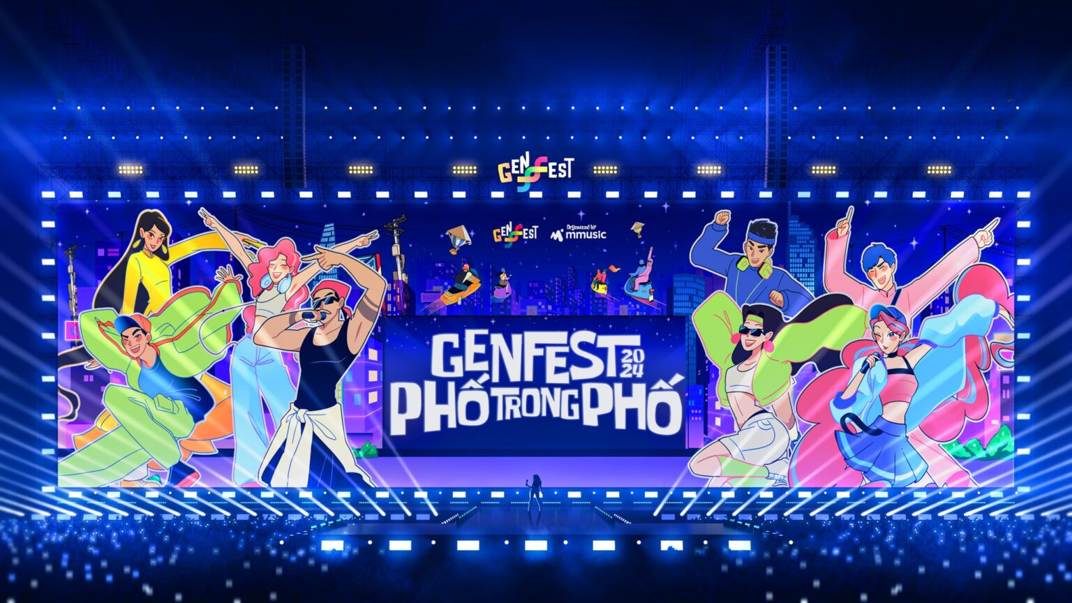 Lộ diện sân khấu “khổng lồ” của GENfest 2024